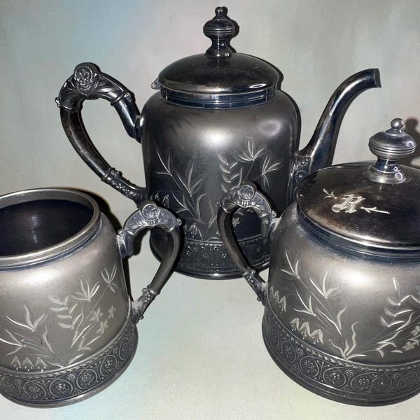 Goth Tea Set - Etsy