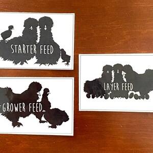 Chicken Feed Label Stickers (pack of 3) - Etsy