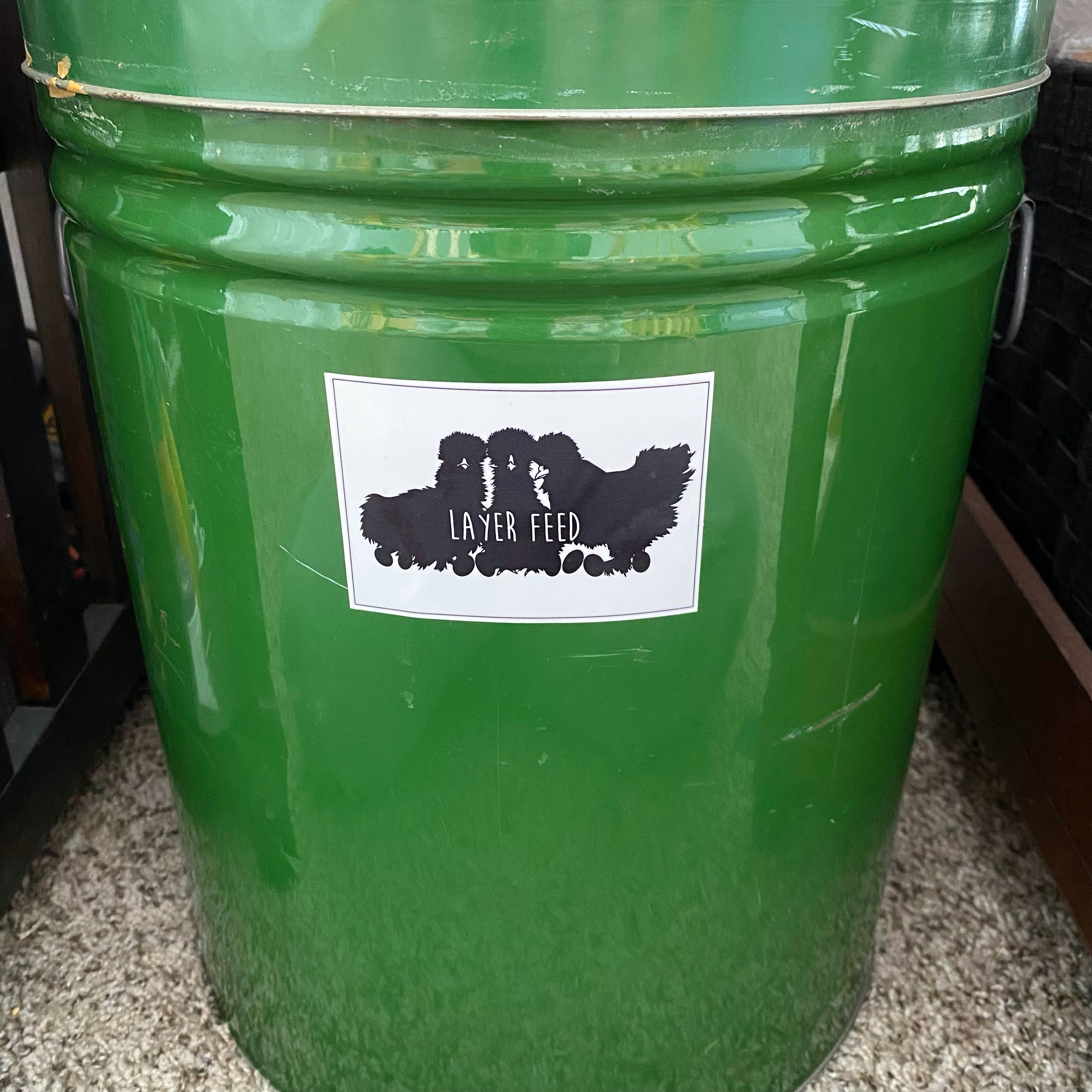 Chicken Feed Label Stickers (pack of 3) - Etsy