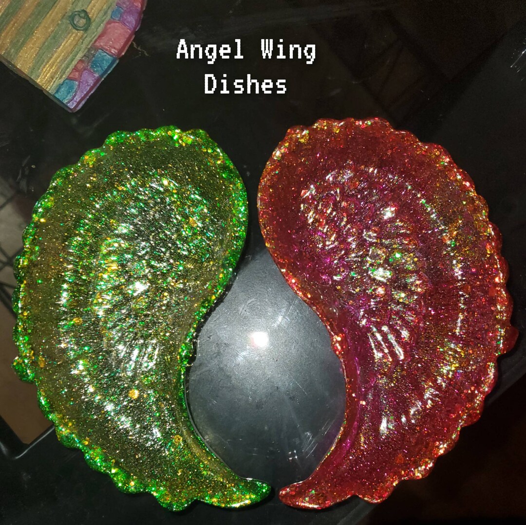 Set of Angel Wing Dishes - Etsy