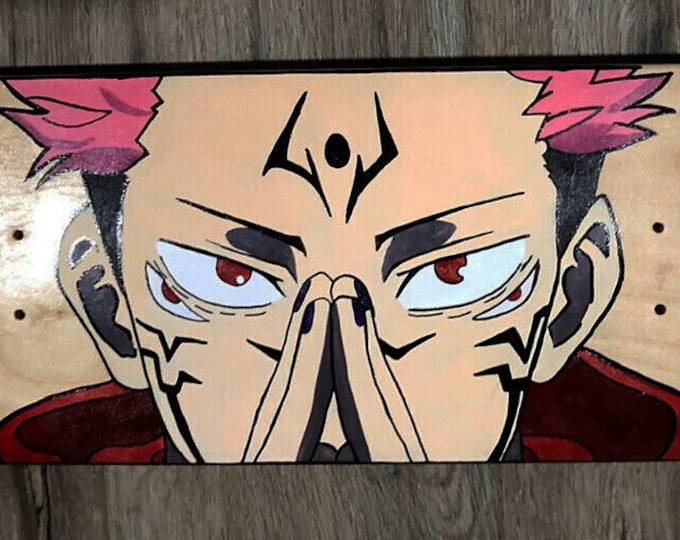 Jujutsu Kaisen Itadori Yukji Sukuna Anime Skateboard Deck JJK Gojo ...