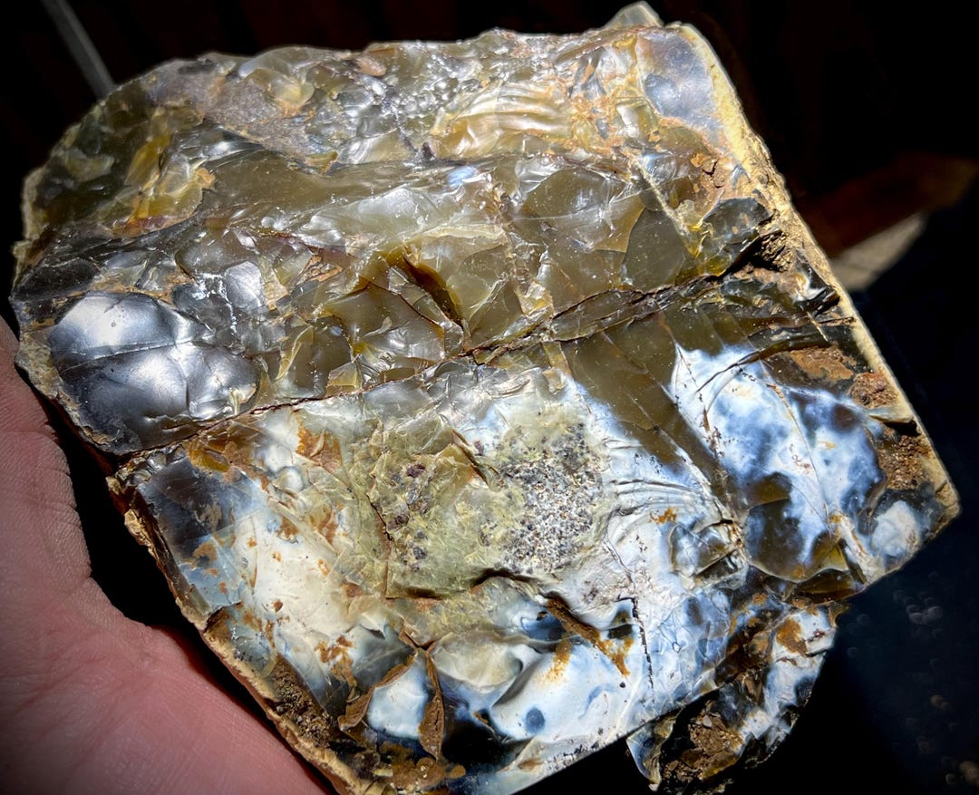 California Jelly Opal Slab – Brecciated Matrix, Lapidary Specimen - Etsy