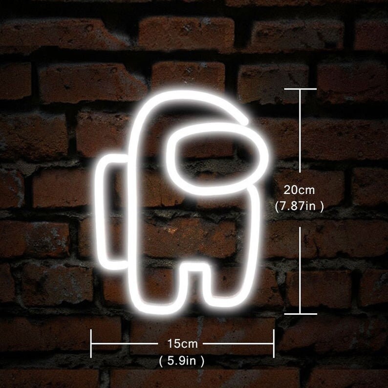 Among Us Neon Lights Neon Light LED Sign Wall Decoration | Etsy