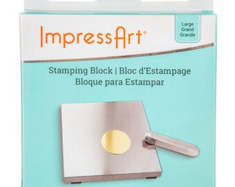 Metal Stamping Block Impressart Steel Block Hand Stamping - Etsy