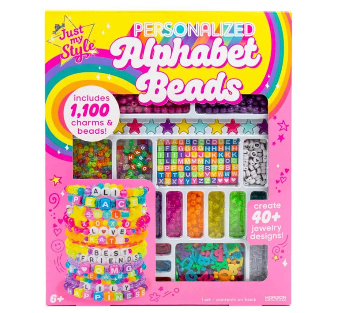Just My Style® ABC BEADS Kids DIY Jewelry Craft Kit - Etsy