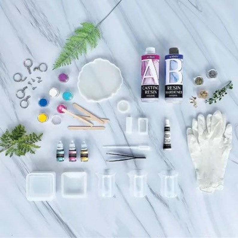 Artskills Diy Epoxy Resin Arts And Crafts Activity Kit 41 Etsy