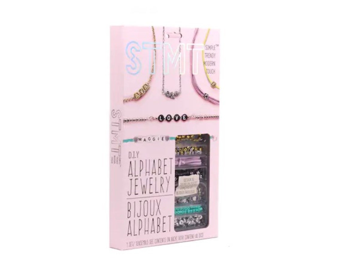 STMT DIY Alphabet Jewelry Kit Make Your Own Jewelry - Etsy