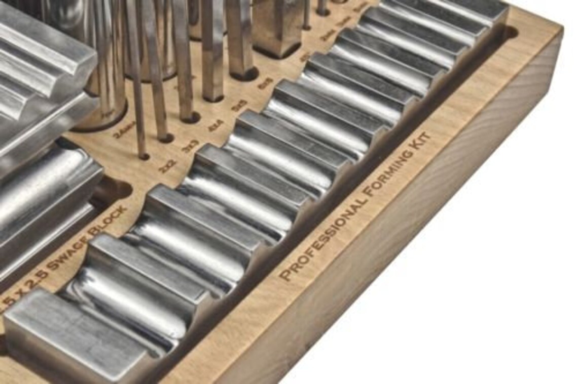 42pc Jumbo Dapping Tools Set With Dies on Wood Stand - Etsy