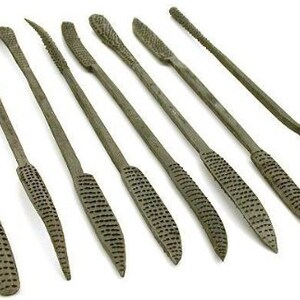 8pc Double Sided Heavy Wood Rasp Riffler File Set 5.5MM X 200MM - Etsy