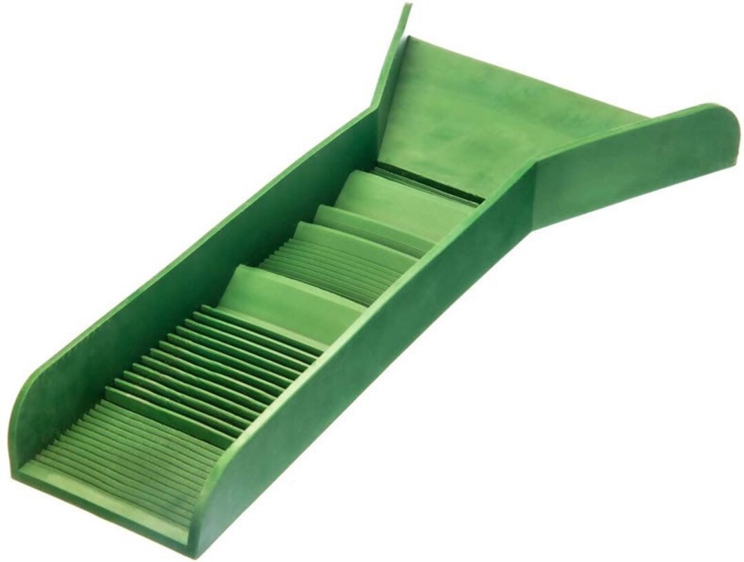 Pocket Sized TPR Plastic Green Sluice Box 12x3x5.5 - Etsy