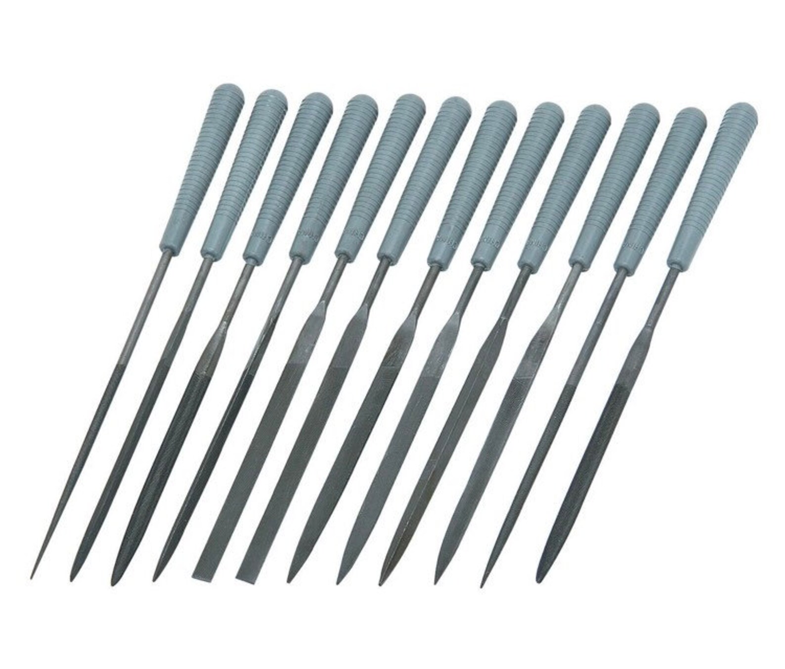 Precision Needle File Set 12 Pc With Easy Grip Handles - Etsy