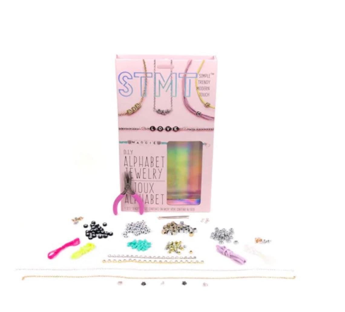 STMT DIY Alphabet Jewelry Kit Make Your Own Jewelry - Etsy