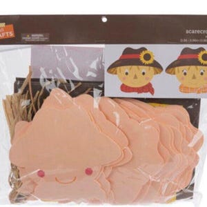 Halloween Scarecrows Foam Craft Kit - Etsy