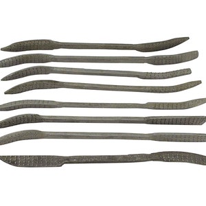 8pc Double Sided Heavy Wood Rasp Riffler File Set 5.5MM X 200MM - Etsy