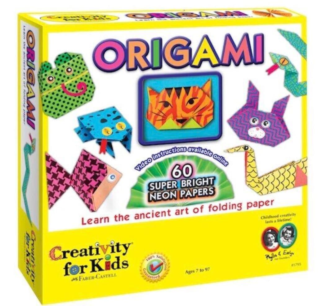 Creativity for Kids Neon Origami Craft Kit - Etsy