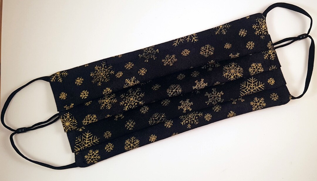 Black and Gold Snowflakes - Etsy