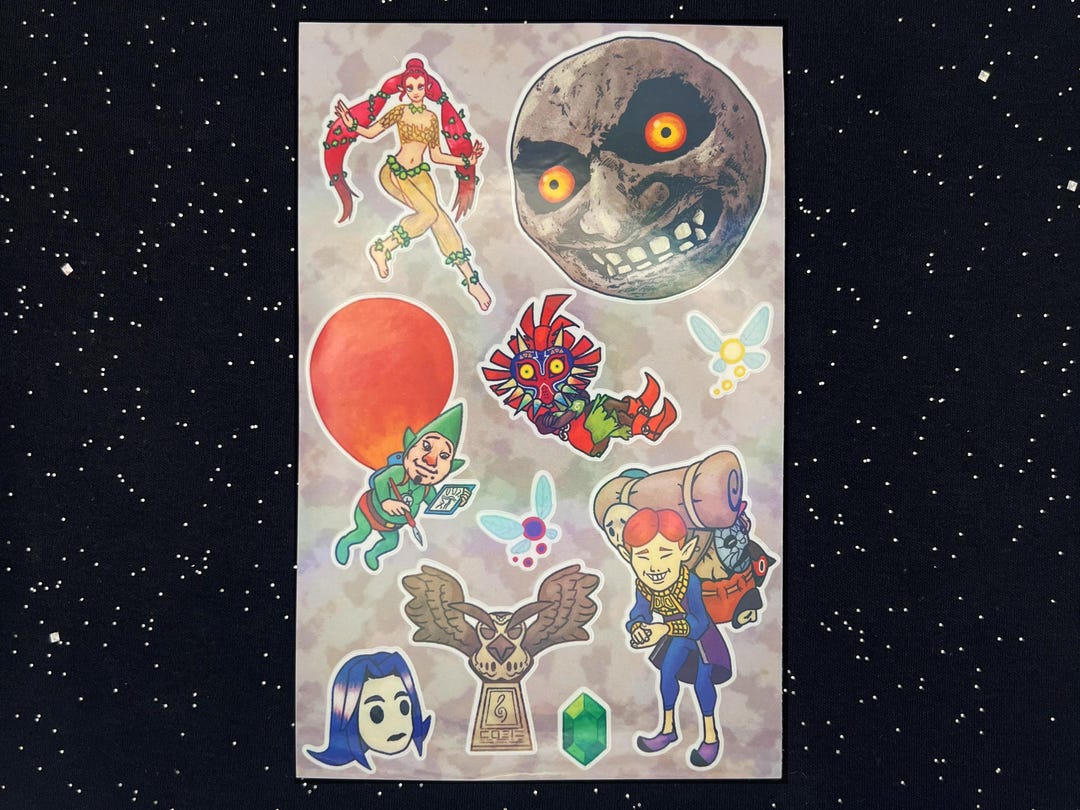 Zelda Clock Town Vinyl Stickers - Etsy