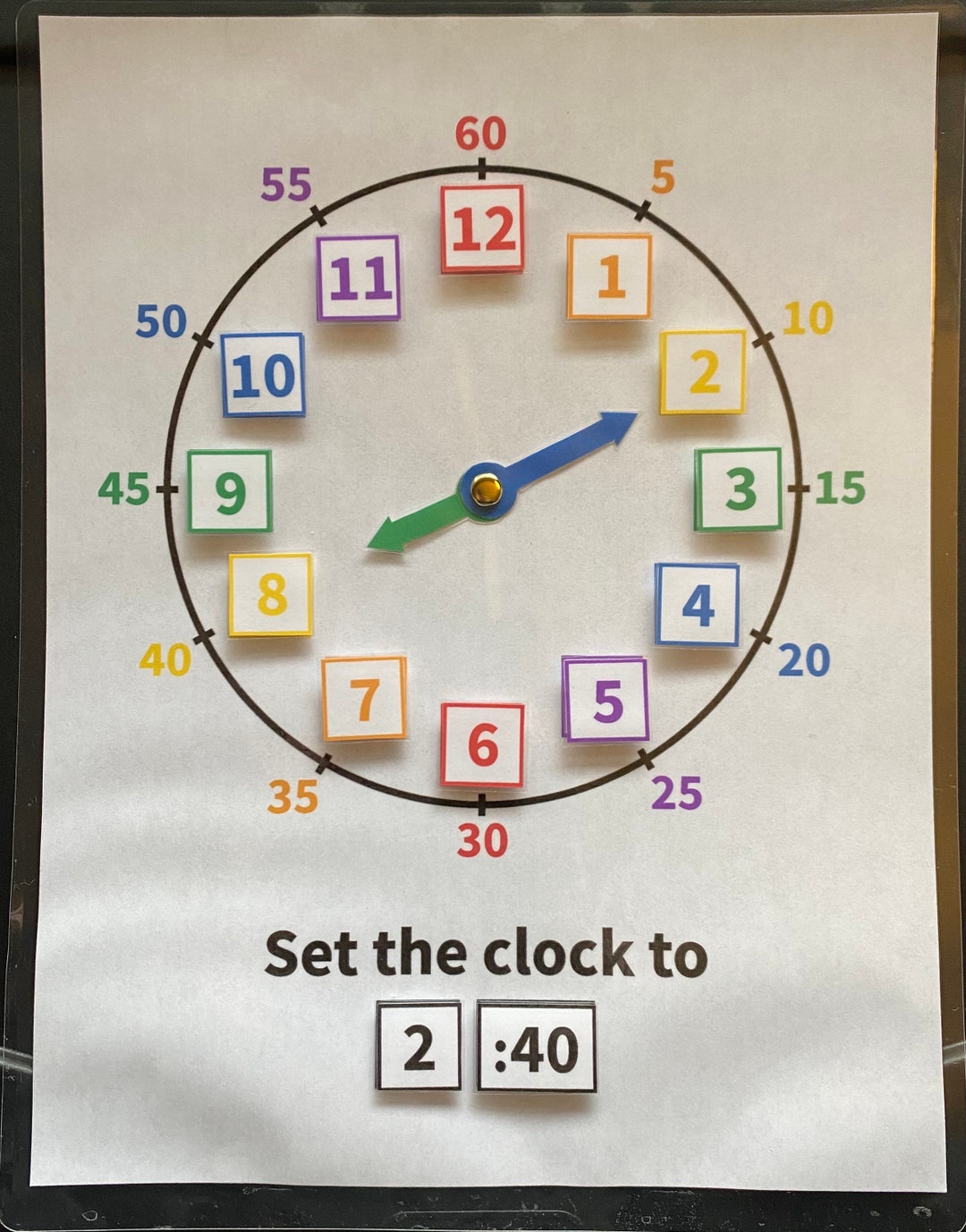 Build a Clock and Learn to Tell Time - Etsy