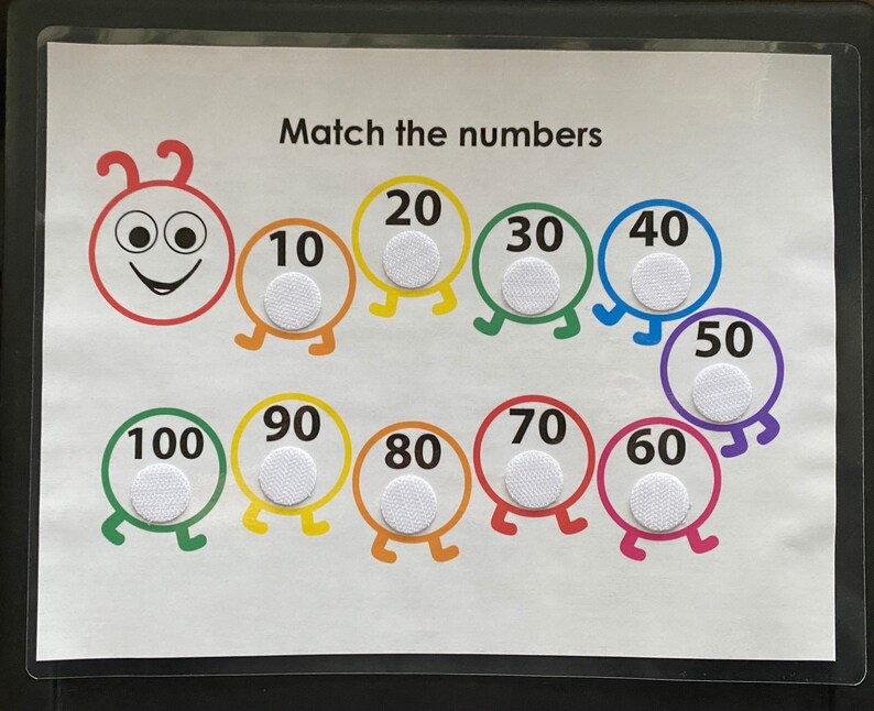 Counting by Ten Caterpillar Learning Page Skip Counting - Etsy