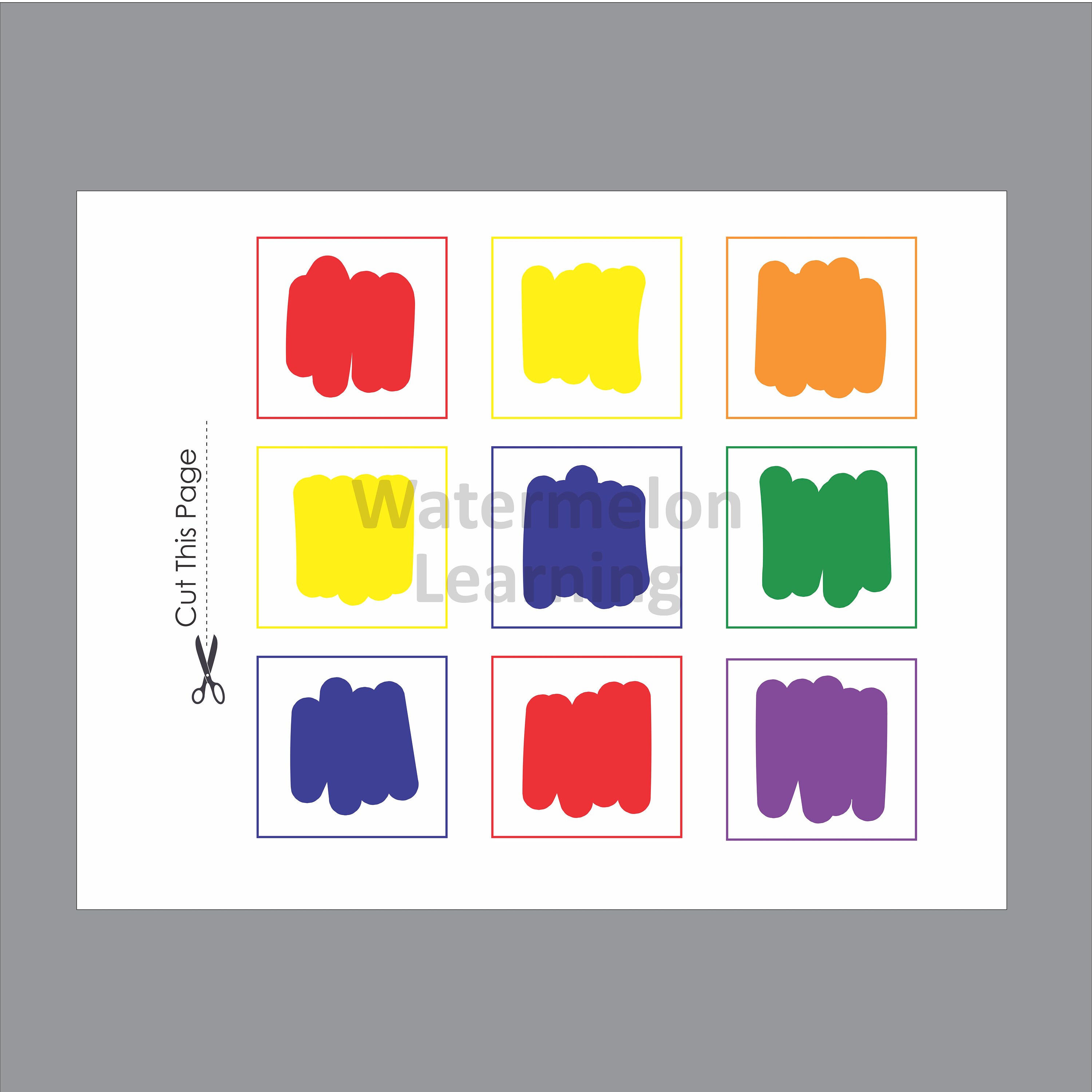 Color Mixing - Learning Binder Page - Etsy