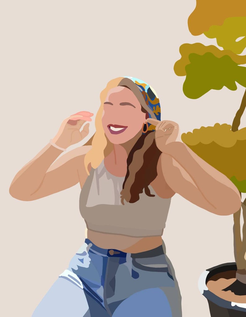 Custom Illustration. Faceless Illustration. Minimalist Custom ...