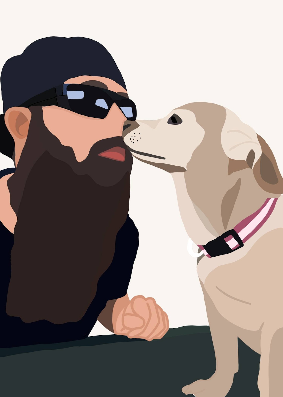 Custom illustration. Faceless illustration. Minimalist Custom. | Etsy