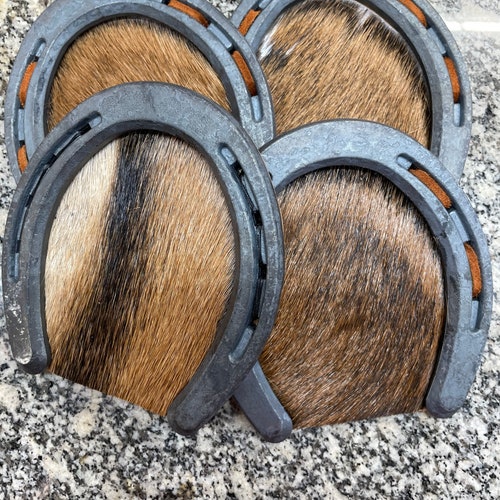 Horse Shoe Coasters - Etsy