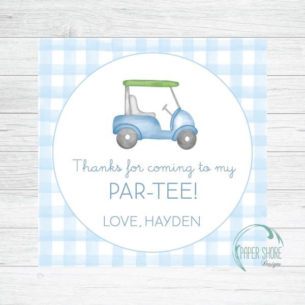 Watercolor Golf Birthday Card - Etsy