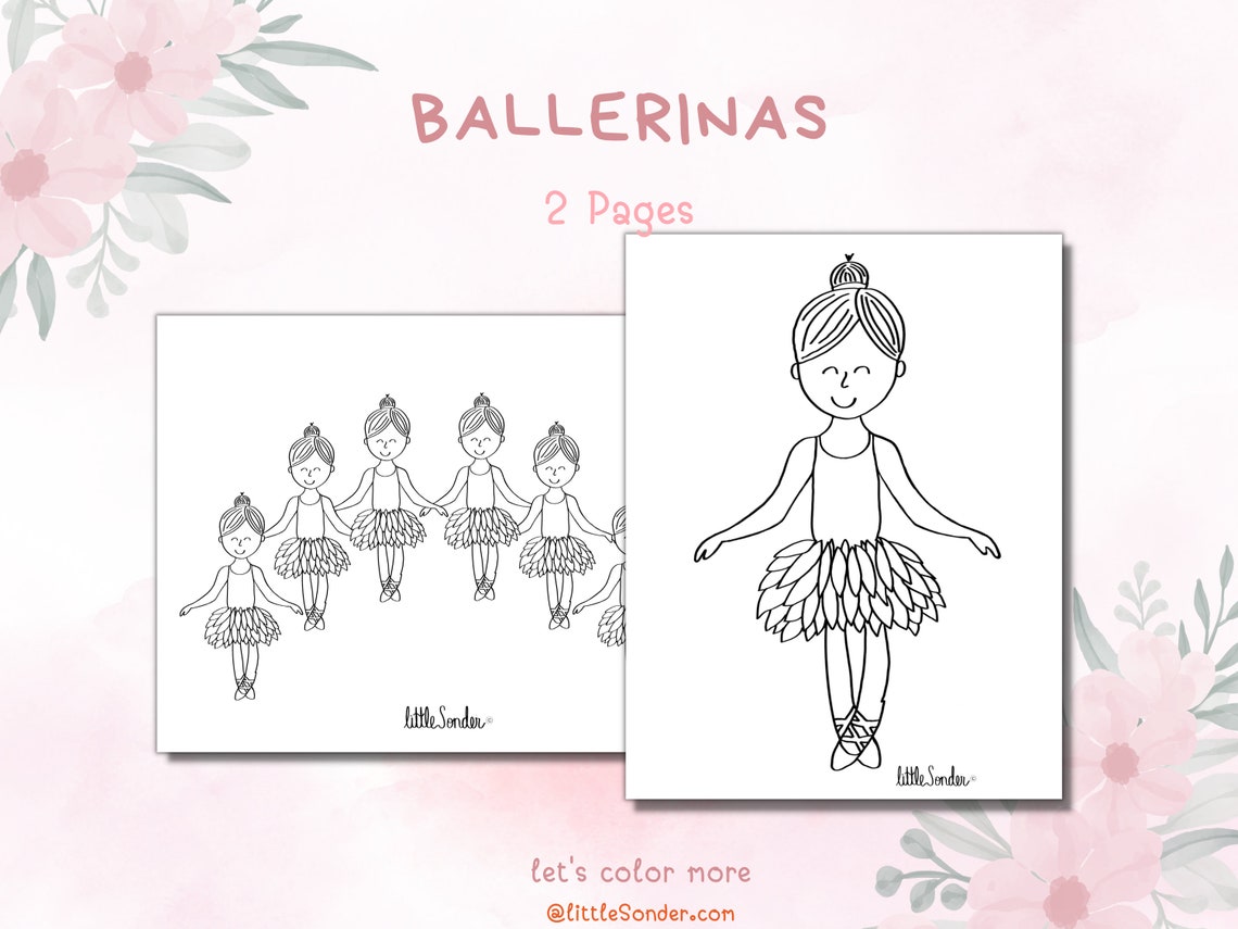 Enchanting Ballerina Coloring Pages: Ignite Your Creativity Now ...