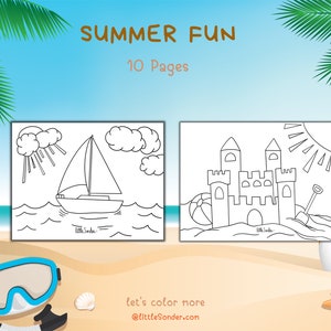 Revitalize Your Summer With 10 Vibrant and Downloadable Coloring Pages ...