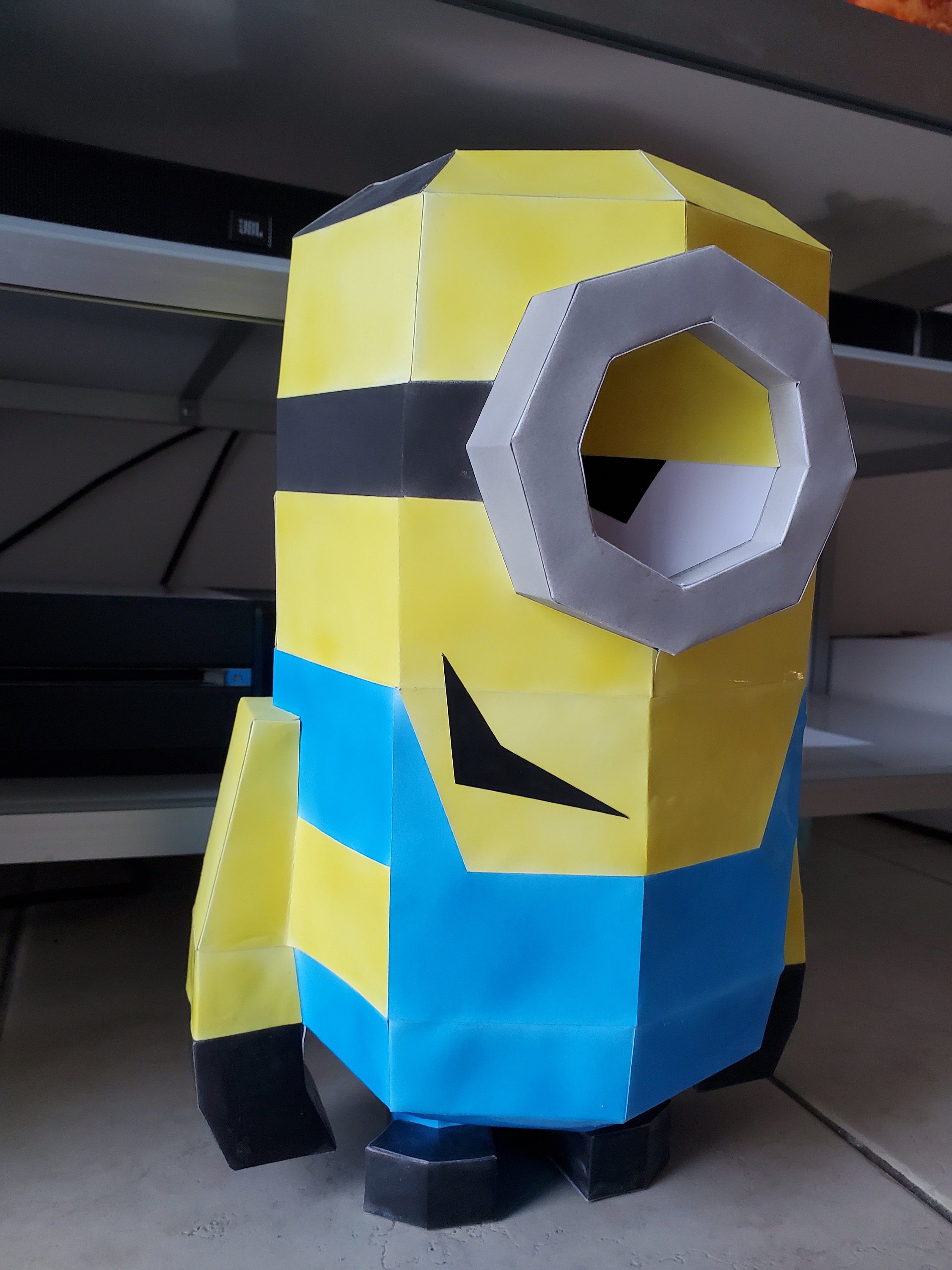 Minion X 3D, DIY, Paper Model, Papercraft, Pepakura - Etsy