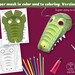 Crocodile, Paper Mask, North American Animal, Printable, Paper Craft ...