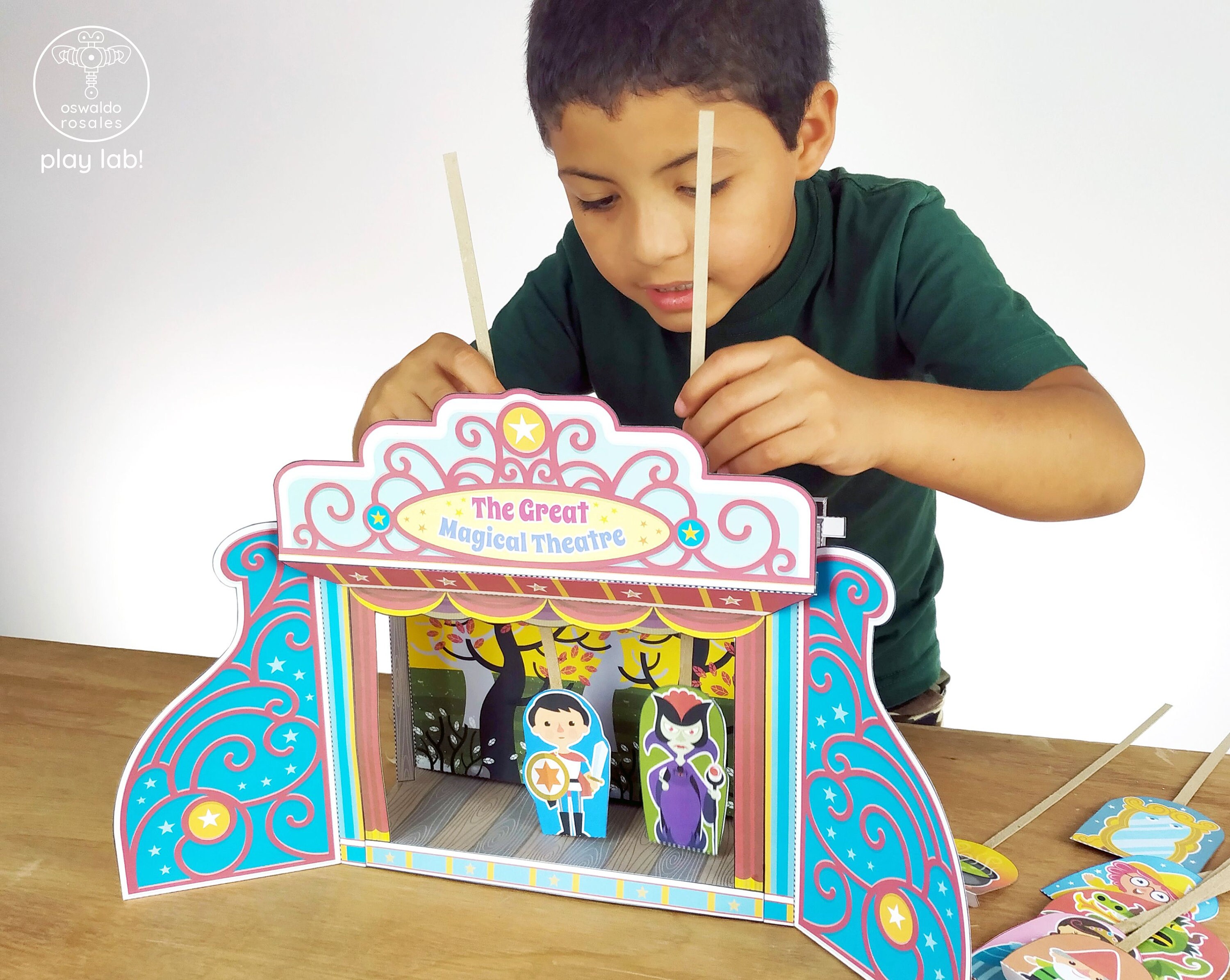 Toy Theatre, Toy Theater, Paper Puppets, Fairy Tale, Printable ...