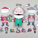 Santa Claus, Paper Puppet, Christmas, Holiday, Printable, Papercraft ...