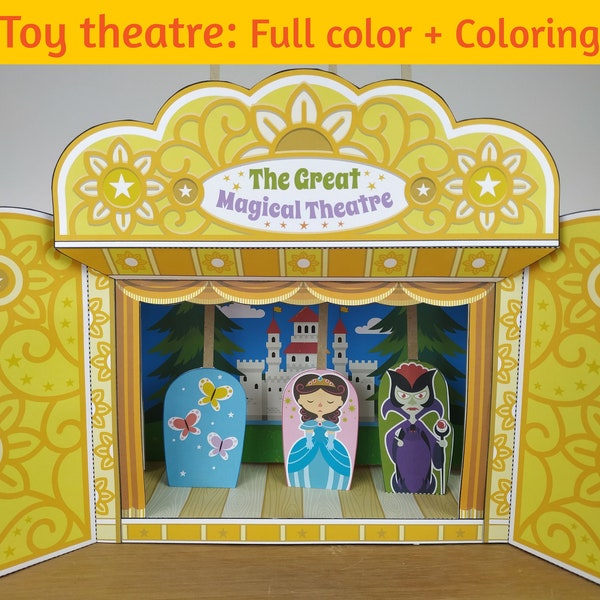 Paper Toy Theater - Etsy