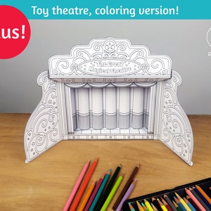 Toy Theatre, Toy Theater, Paper Puppets, Fairy Tale, Printable ...