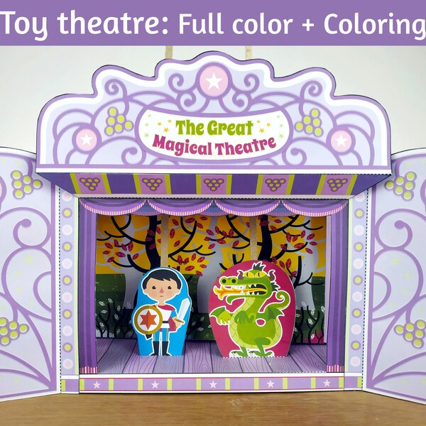 La Catrina, Paper Puppet, Halloween, Holiday, Printable, Papercraft ...