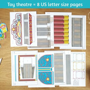 Toy Theatre, Toy Theater, Paper Puppets, Fairy Tale, Printable ...