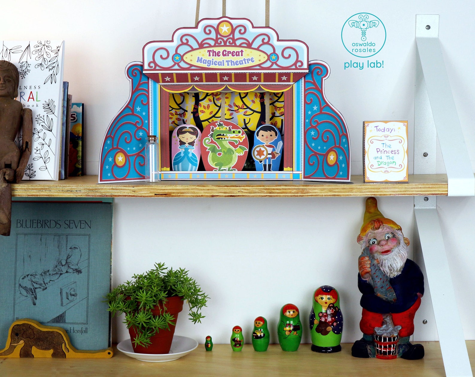 Toy Theatre, Toy Theater, Paper Puppets, Fairy Tale, Printable ...
