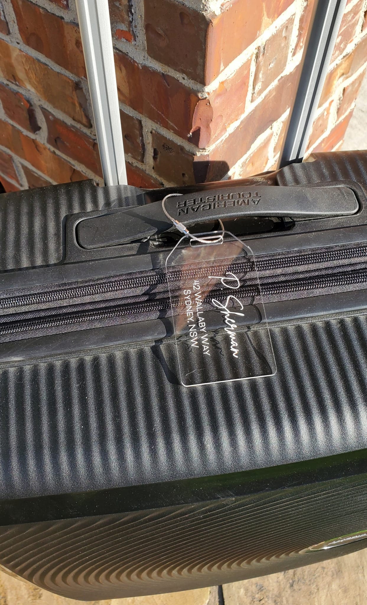 Clear Luggage Tag / Custom Luggage Tag / Luggage Tag / Summer | Etsy