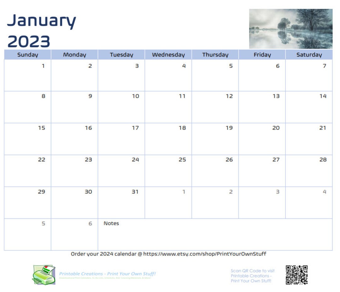 2023 Nature Seasonal Calendar - Etsy