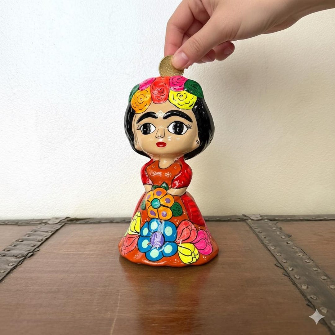 Frida Kahlo Money Bank (8") - Etsy