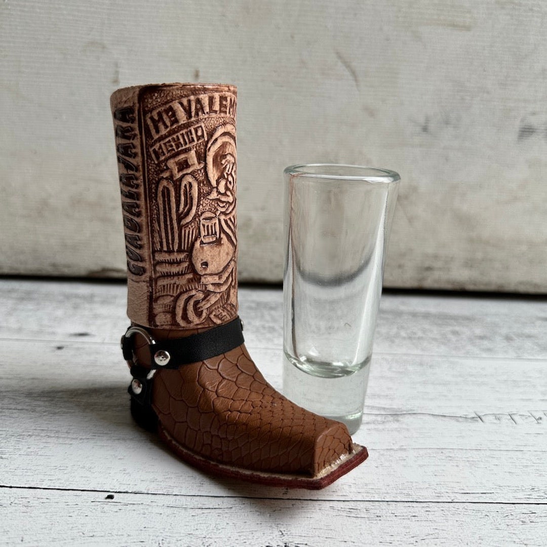 Mini Mexican Boot Tequila Shooter 2 Oz - Etsy