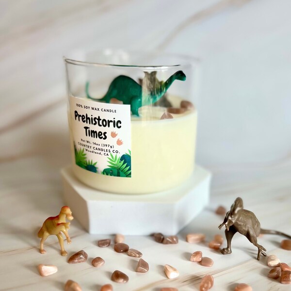 Dinosaur Candle - Etsy