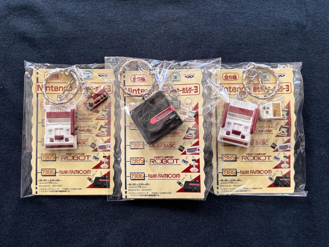 Vintage 2004 Banpresto Nintendo History Family Computer Part 3 Set 3 ...