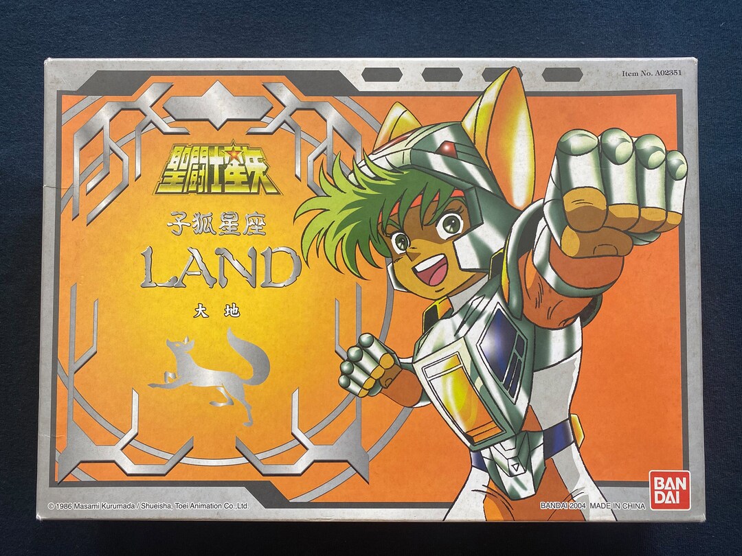 Vintage 2004 Bandai Saint Seiya Cloth Steel Saint Land Daichi HK Version Action Figure Myth MIB ...