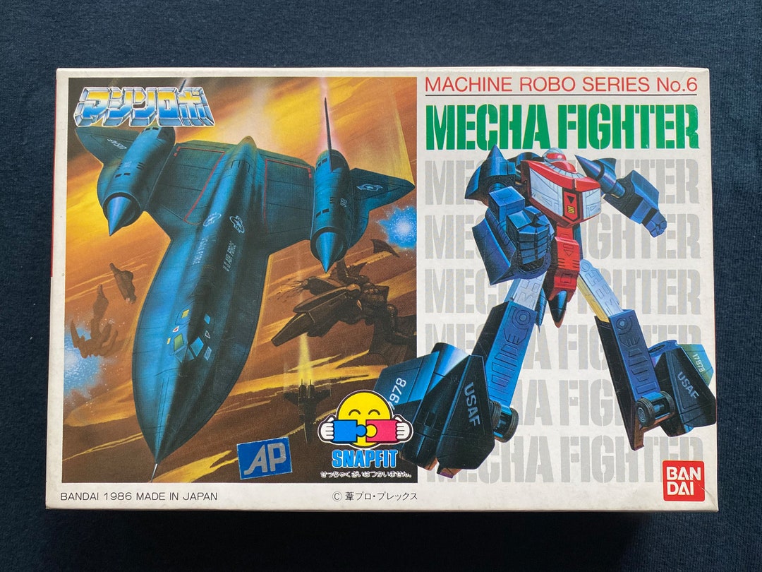 Vintage 1986 Bandai Machine Robo Series 6 Mecha Fighter Robot Model Kit Figure Japan Rare - Etsy