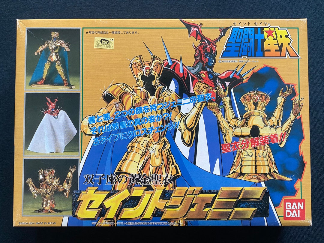 Vintage 2001 Bandai Saint Seiya Myth Gold Cloth Gemini Saga Model Kit ...