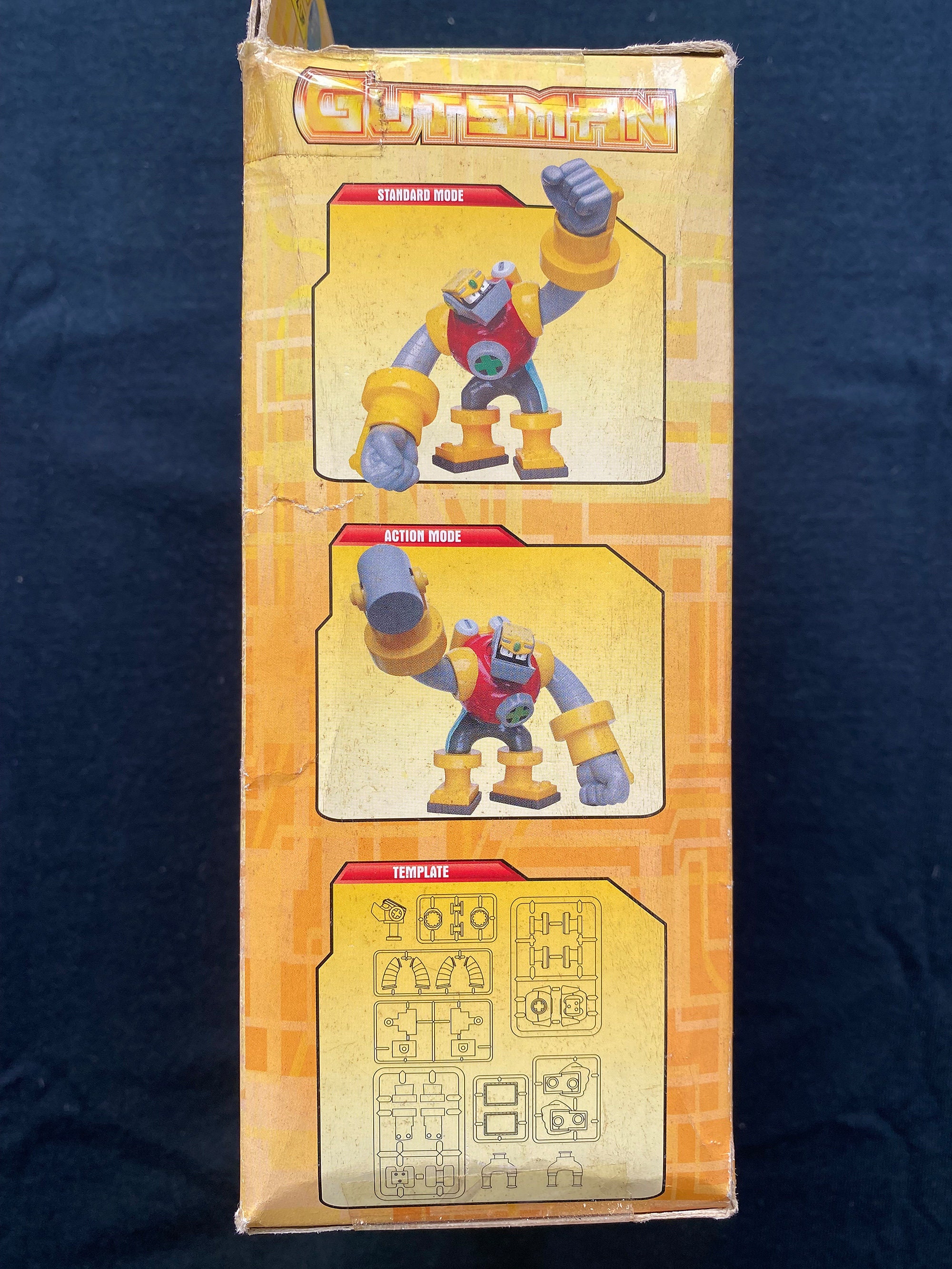 Vintage 2002 Capcom Megaman Mega Man Rockman EXE Gutsman Action Model ...