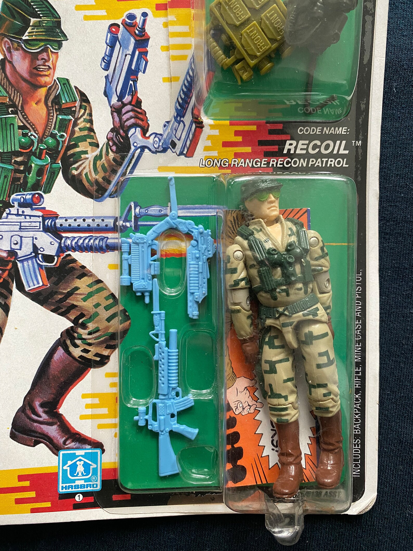 Vintage 1989 GI Joe A Real American Recoil Long Range Recon - Etsy